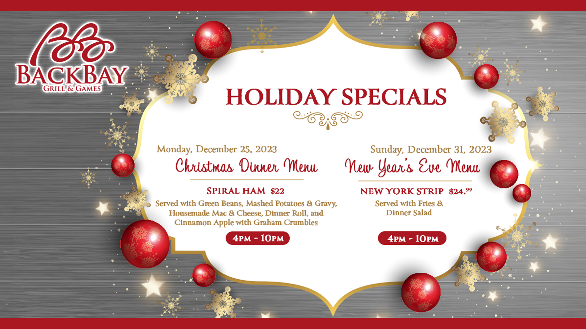 Back Bay Grill and Games Bay Mills Resort & Casinos